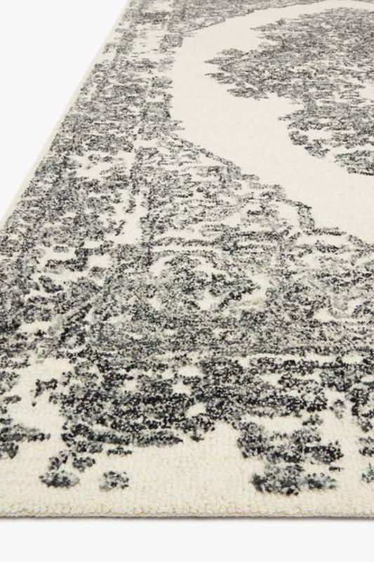 Magnolia Home | Annie 02 White/Black - NW Rugs & Furniture